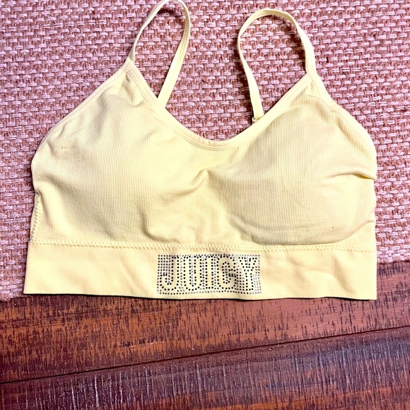 Juicy Couture | Tops | Juicy Couture Sparkly Sports Bra | Poshmark